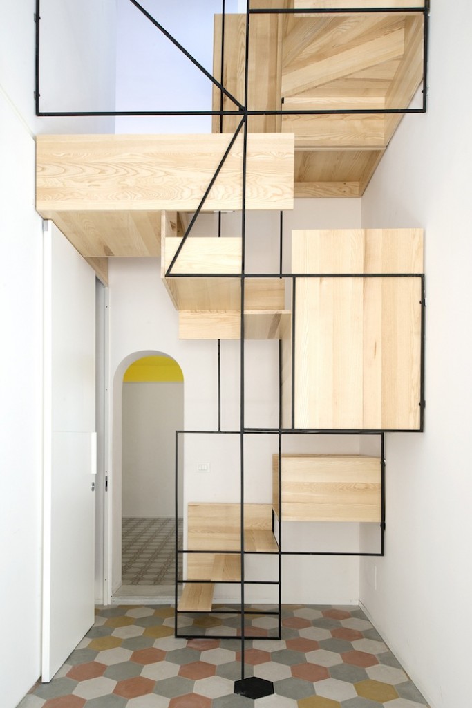 Geometric Staircase Designed By Francesco Librizzi