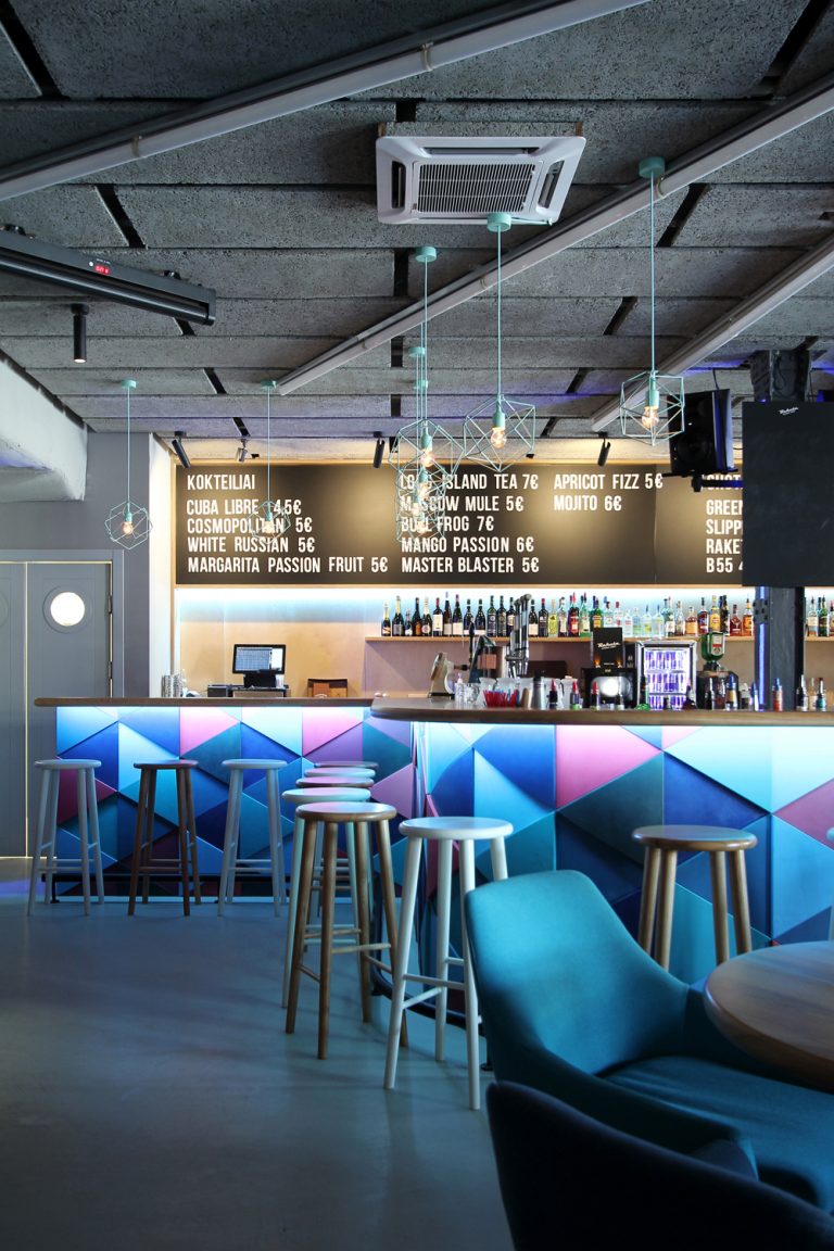Social club with a spice of modernism by designer Ramūnas Manikas