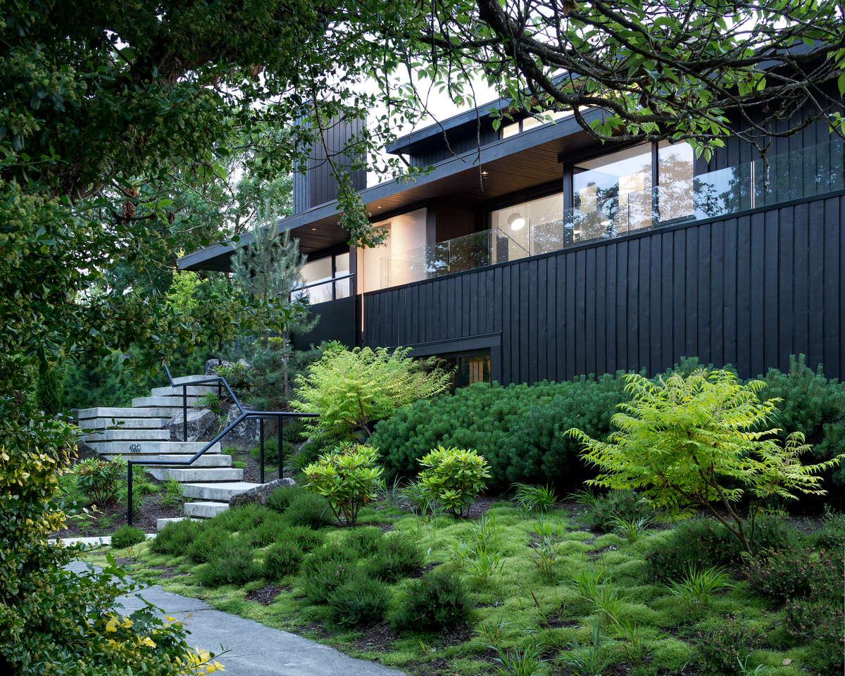 Split-level house renovation by D'Arcy Jones Architects