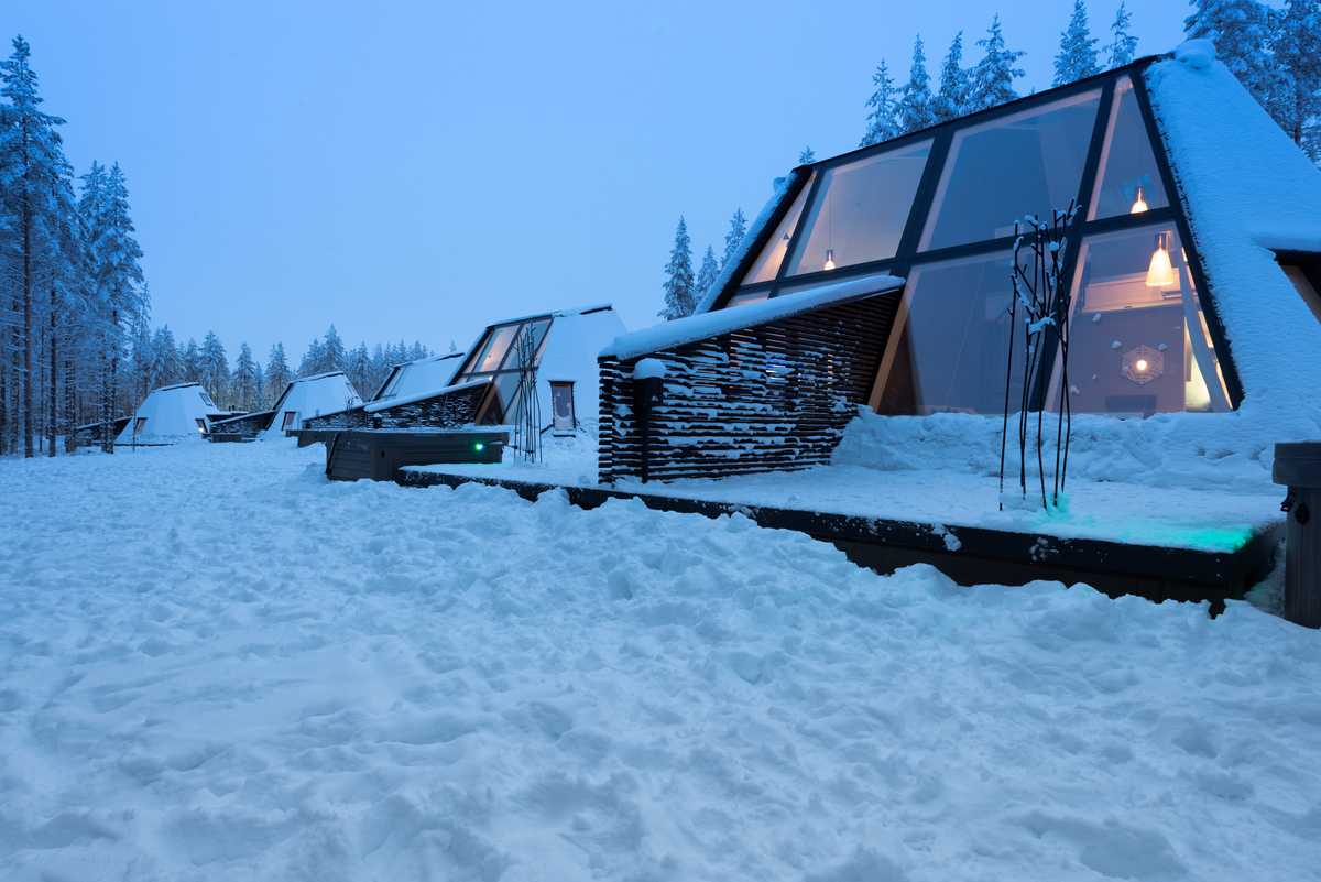 Glass Resort In Rovaniemi, Lapland By VOID Architecture