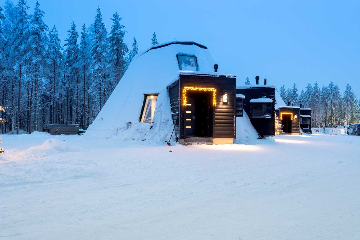Glass Resort In Rovaniemi, Lapland By VOID Architecture