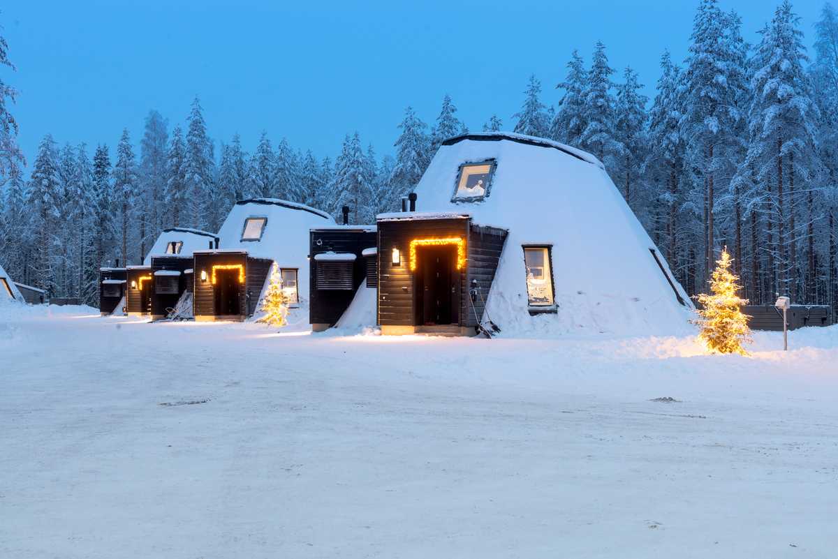 Glass Resort In Rovaniemi, Lapland By VOID Architecture