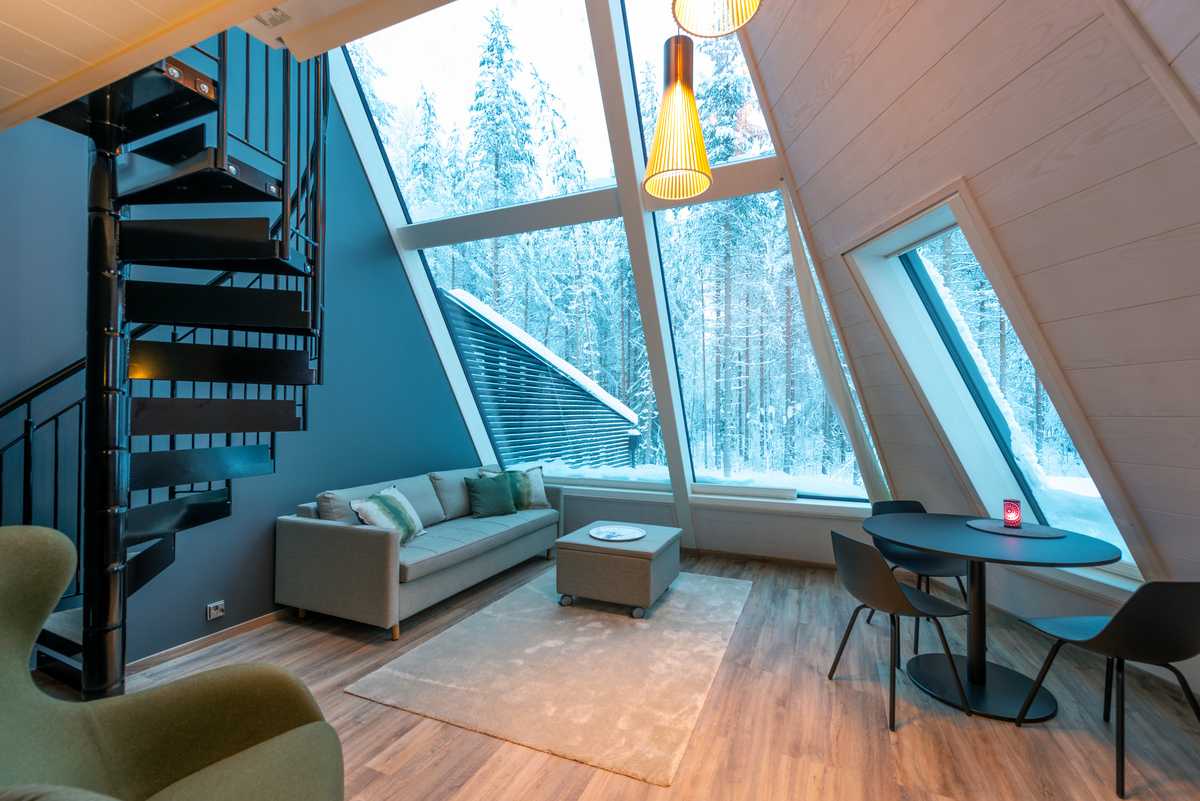 Glass Resort In Rovaniemi, Lapland By VOID Architecture