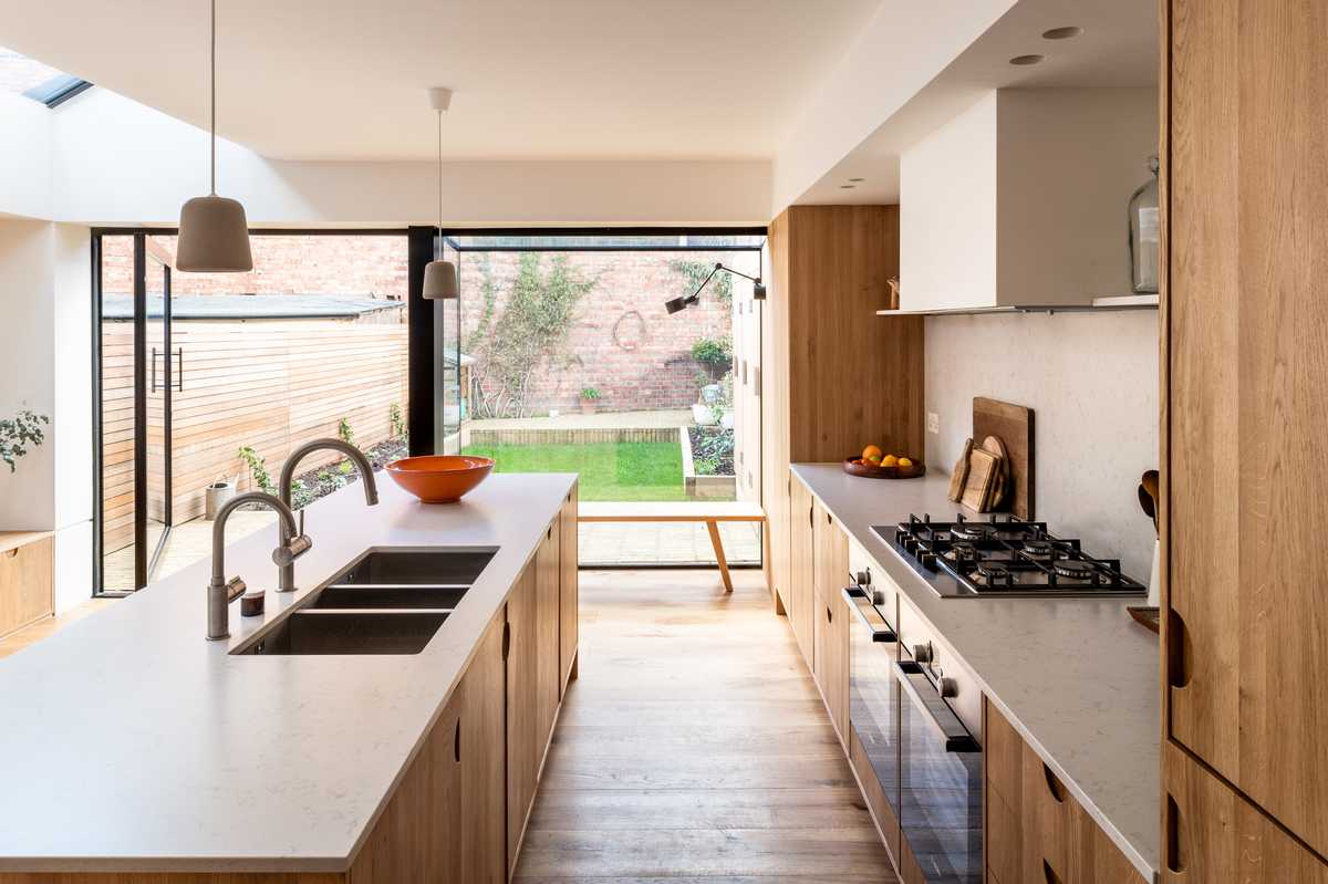 A Spacious Kitchen Side Extension by Bradley Van Der Straeten Architects