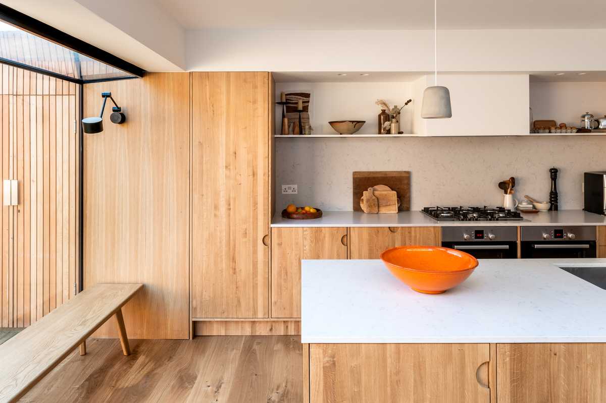 A Spacious Kitchen Side Extension by Bradley Van Der Straeten Architects